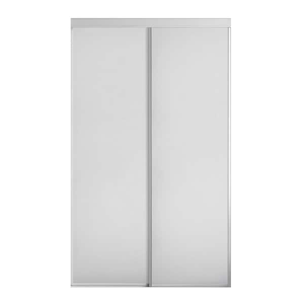 Renin 48 In X 96 In Top Roll Bypass Closet Door Bright White By0100bwwtc048096 Zoro